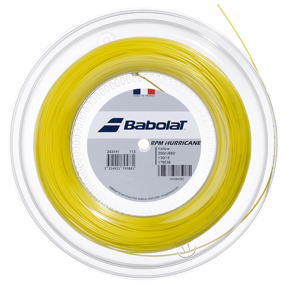Babolat RPM Hurricane 1.20mm - 1.35mm 200m Reel | Stringers' World