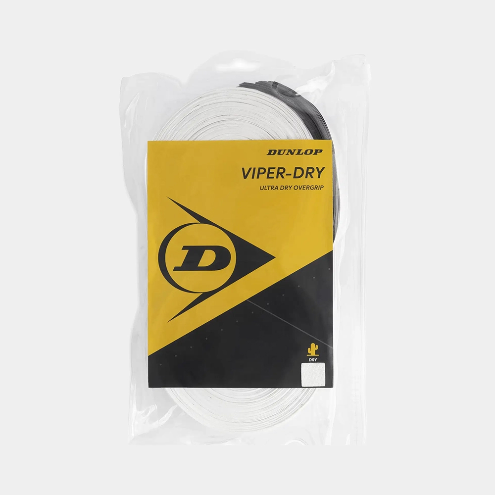 Dunlop Viper Dry Overgrip 30 Pack (White) | Stringers' World