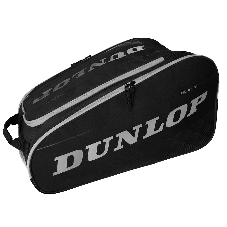 Dunlop Pro Series Padel Bag (Black/Silver) (2025) | Stringers' World