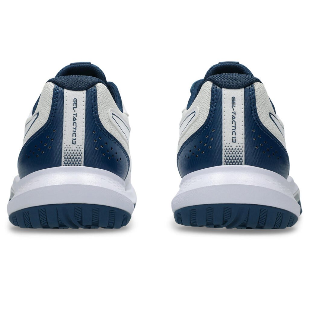 Asics Mens Gel-Tactic 13 Indoor Shoe (White/Mako Blue) 2025 | Stringers ...