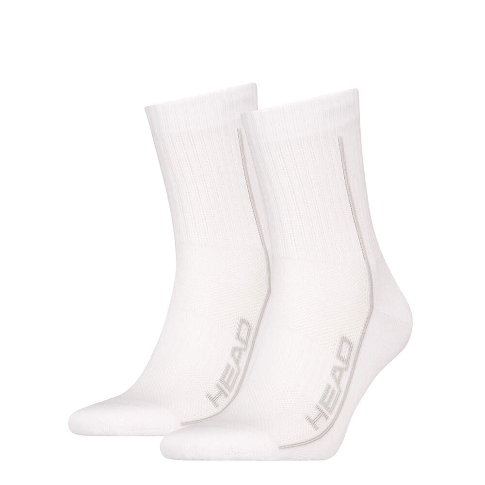 Head Performance Short Crew Socks White (2 Pack) | Stringers' World